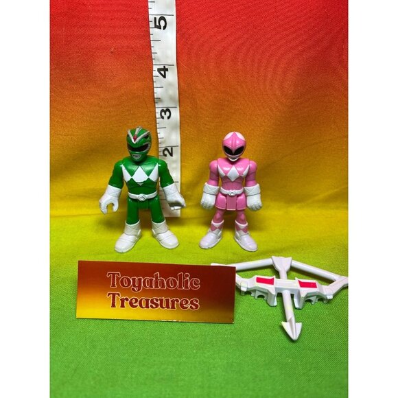 Fisher-Price | Toys | Imaginext Power Rangers Green Pink Ranger Figures ...